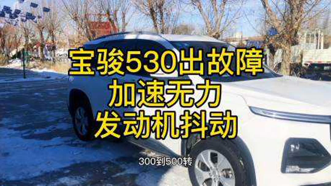 宝骏530出故障,加速无力,发动机还抖动