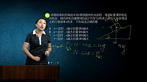 23.圆周运动模型2(火车转弯)