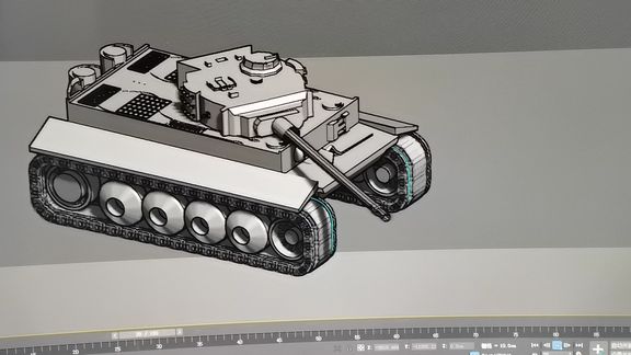 独立游戏模型—虎式坦克