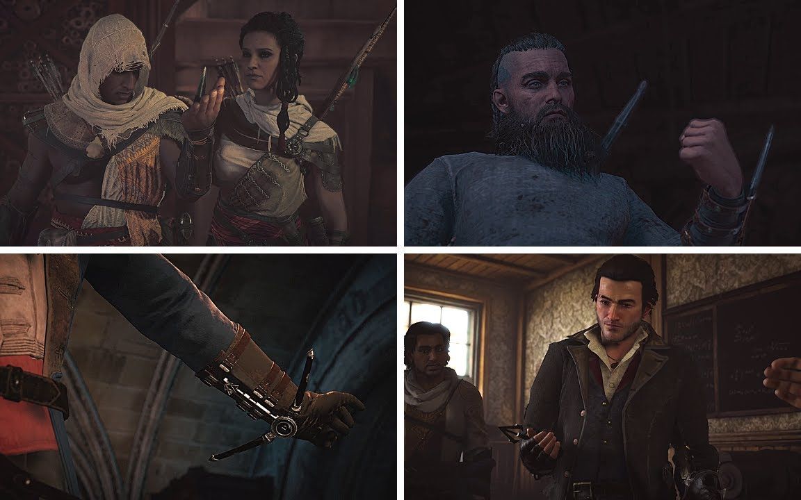 【4K收藏级】刺客信条袖剑的变化