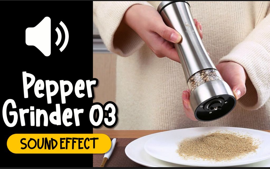 胡椒研磨器 #03 颗粒 音效 (HQ)