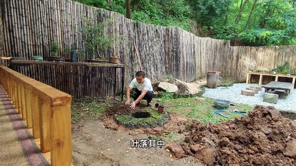 老院子的美化需要一个小景观点缀