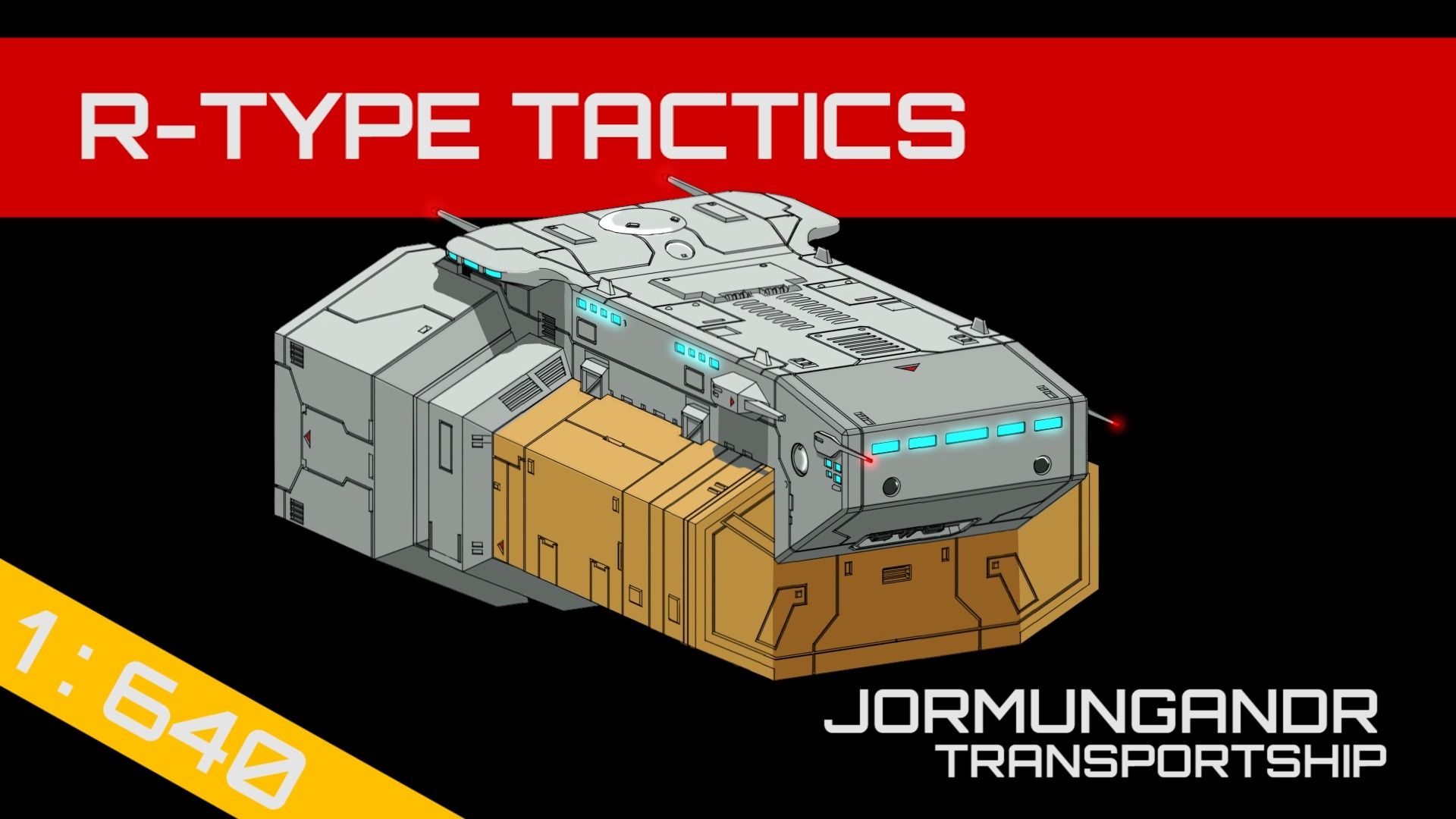 【R-TYPE TACTICS】1:640 大蛇级运输舰 GK模型