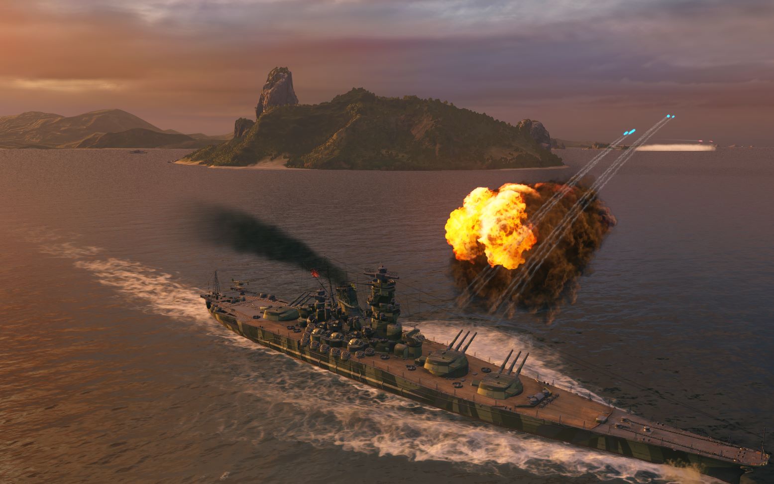 战舰世界 国服 副炮流提尔比茨 5杀23万伤害血战惜败