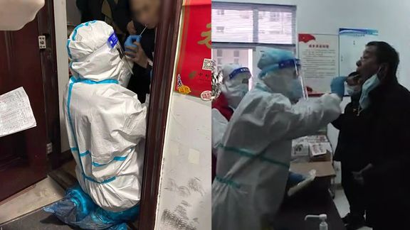 河北医生回应双膝跪地为老人做核酸检测:医护工作者都会这样做