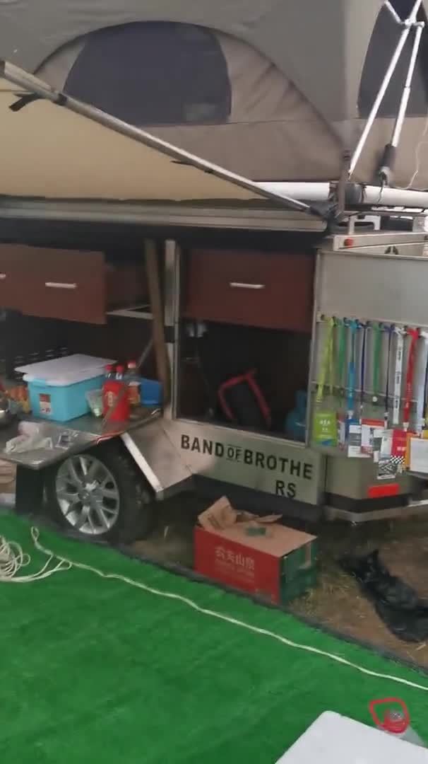 很有特色的小型拖挂房车,可合法上牌上路,入门级露营的选择,9.21南昌...