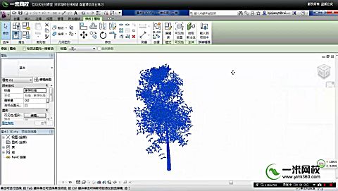 第10讲 Revit中植物族的创建-3D1