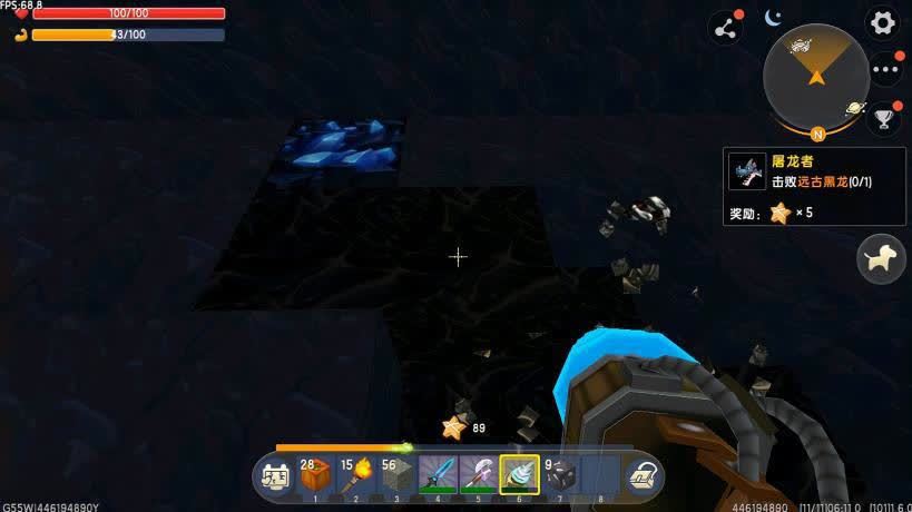 迷你世界大冒险:一次性可以找到四个钻石,说不定里面还有很多