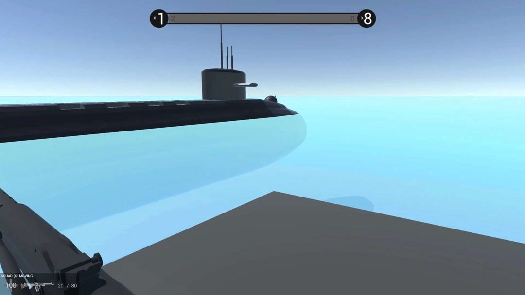 战地模拟器:这艘核潜艇是无限导弹的吗,炮弹根本打不完