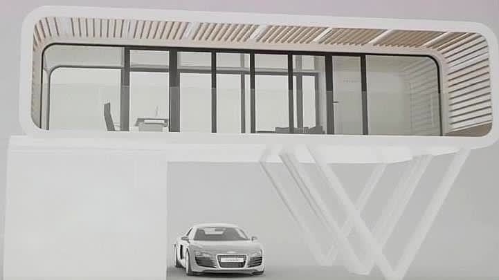 模块化房子,搬家是真的把家搬走哦,佩服设计师的脑洞