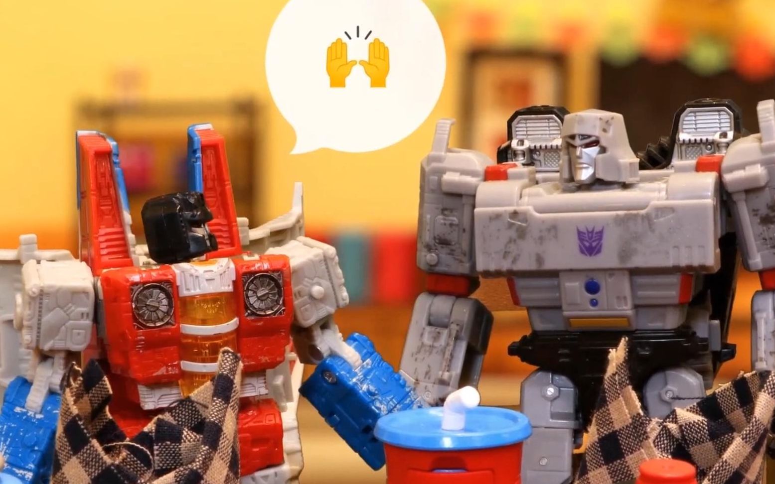 【定格动画】变形金刚 围城/赛博志 圣诞特辑合集