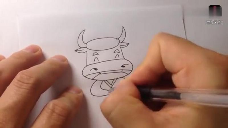 育儿丨简笔画——生肖·牛