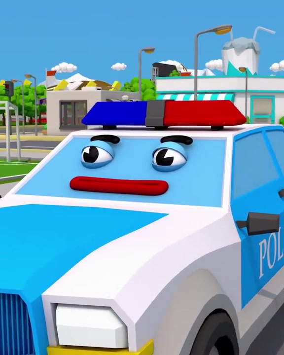 赛车比赛的3D动画汽车卡通为儿童!汽车和卡车的故事