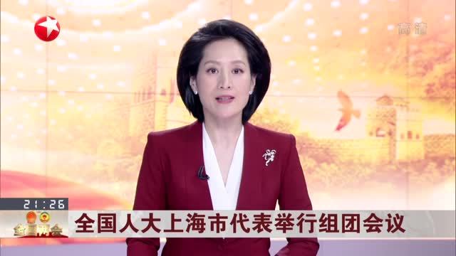 全国人大上海市代表举行组团会议