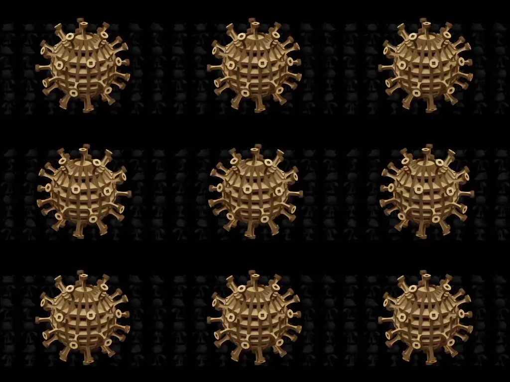 消灭病毒玩具分解动画