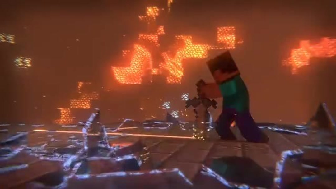 我的世界动画微电影#史蒂夫大战吾王Him!实体404和303神秘现身!