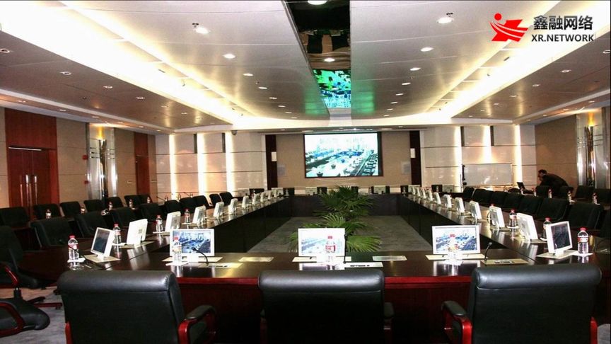多媒体视频会议系统工程案例实拍图、会议系统工程展示