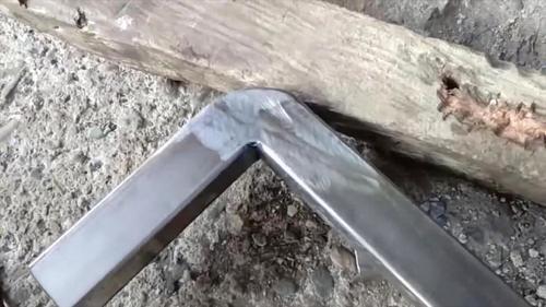 空心方管如何弯曲成90度,牛人这方法太完美了