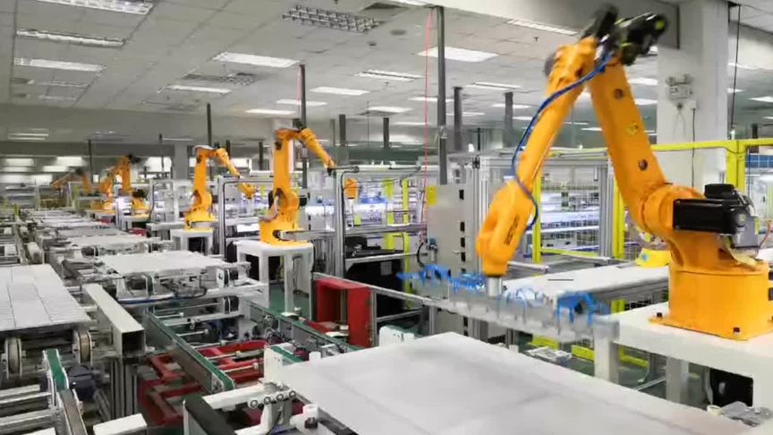 #自动化设备加工视频 #光伏发电 #光伏 #抖音小助手