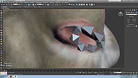 3DMAX骨骼制作表情