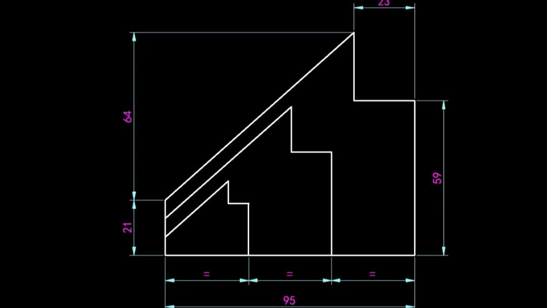 CAD每日一练 CAD缩放比例作图