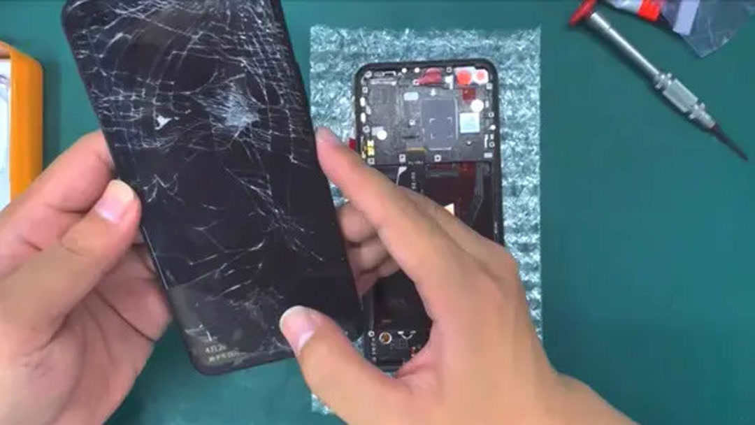 华为nova6手机屏幕碎裂,5分钟教你换屏,原来如此简单自己就能换