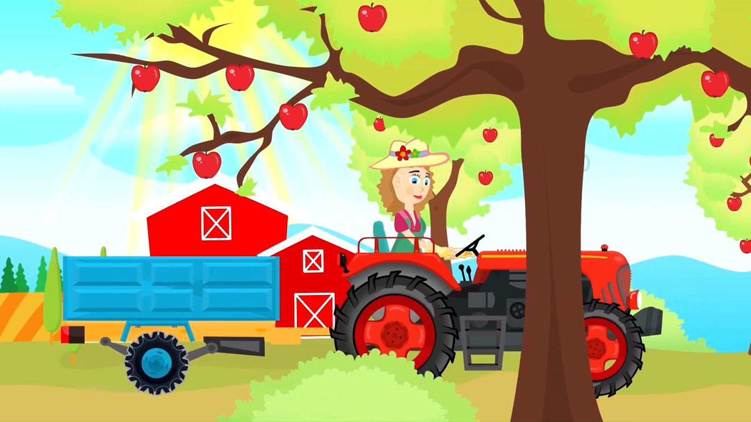 工程车好伙伴 第34集 工程车运送水果