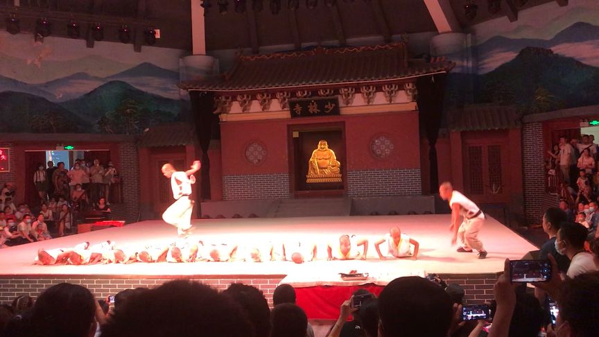 少林塔沟武校节目表演