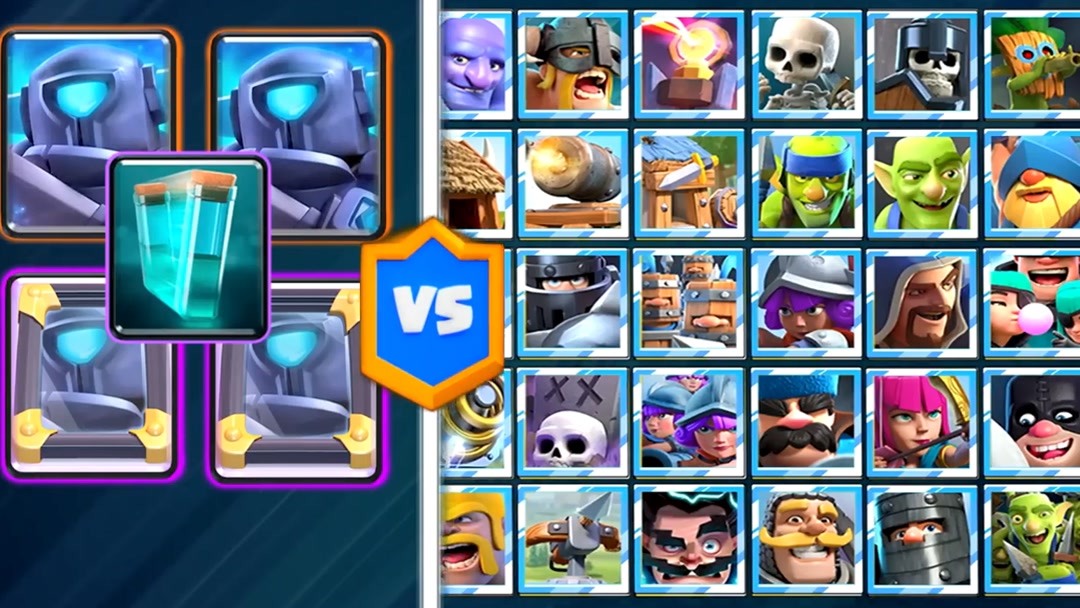 皇室战争:8个迷你皮卡PK4倍的卡牌,看看哪些卡牌能阻挡小皮卡?