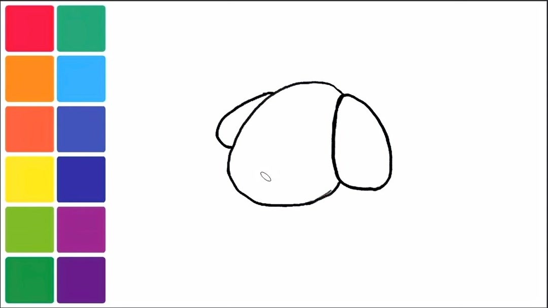 简笔画如何画可爱的小狗