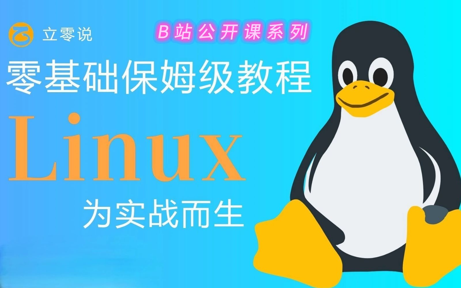 【立零说】Linux零基础 快速入门 小白教程 初学者 常用命令 shell ...