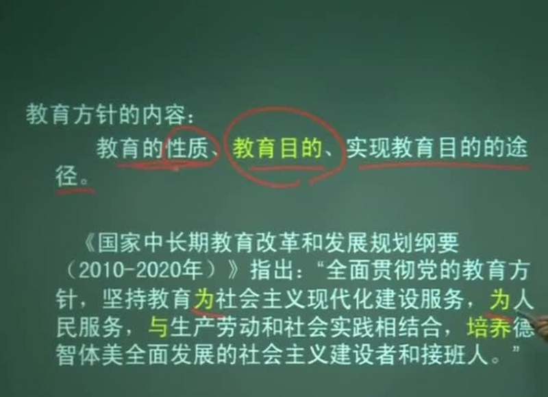 教育方针和教育目的的区别