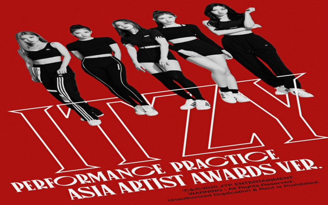 ITZY 《Not Shy》(“Asia Artist Awards”)舞台练习室舞蹈视频,超slay!