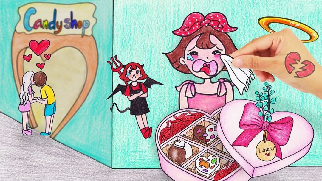 趣味定格动画:小美只是来迟了一步,礼物就送不出去了