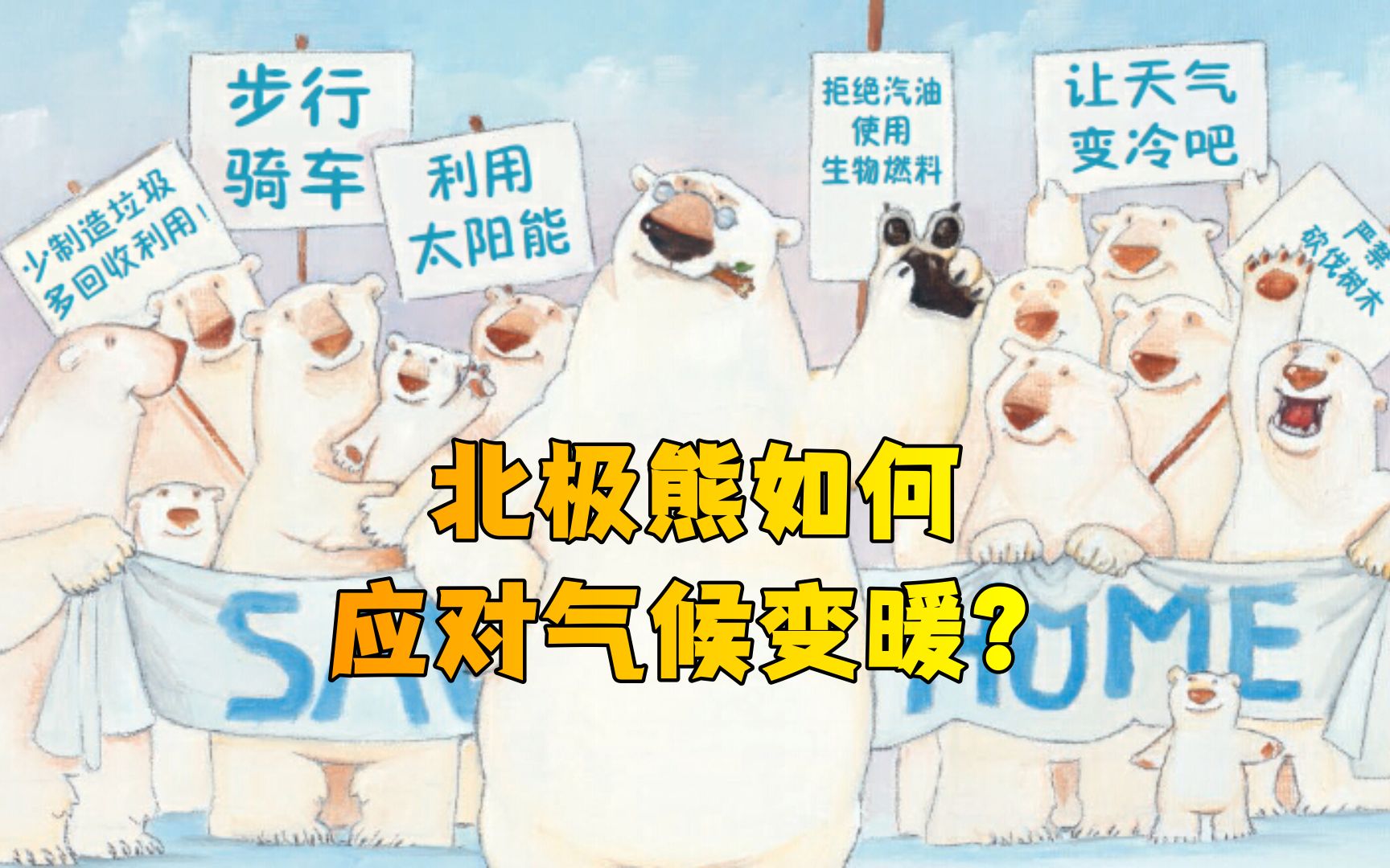 北极熊如何应对气候变暖?