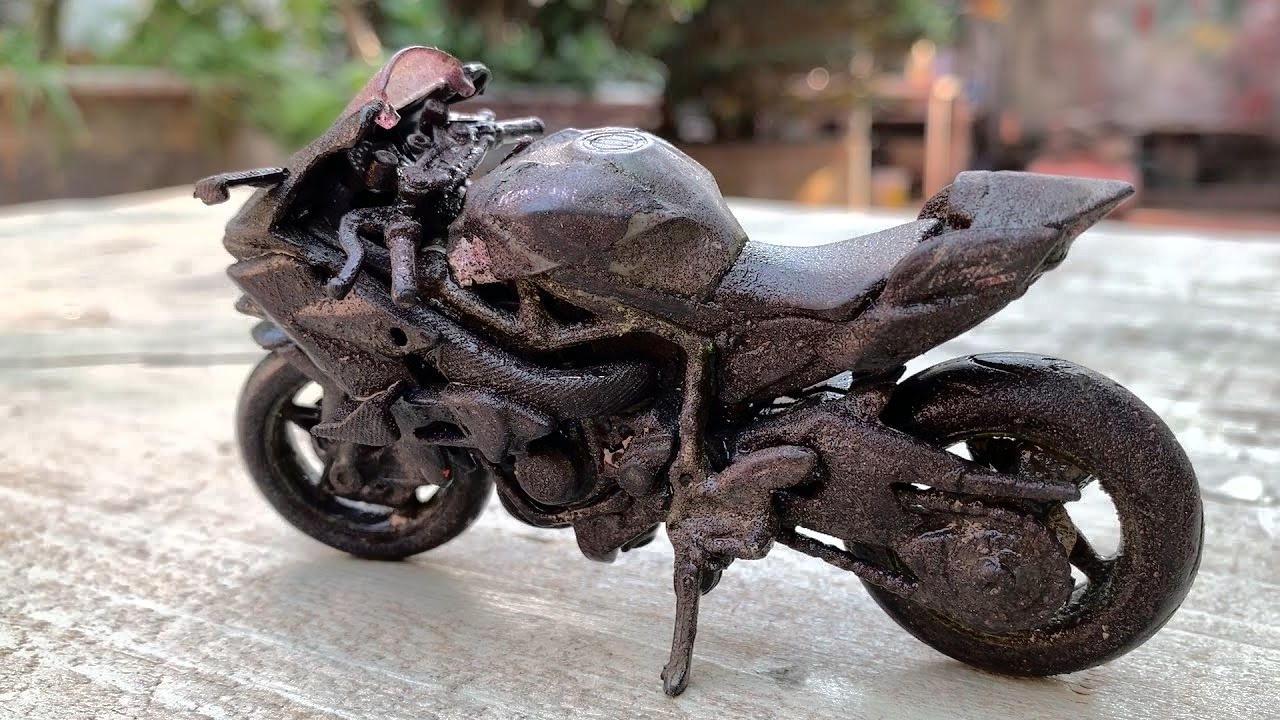 [搬] restoration and 翻新川崎忍者_翻新旧川崎摩托车模型