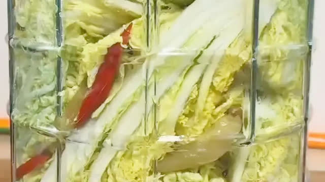 娃娃菜泡菜还能这样做,吃一年都不坏,一罐根本不够吃