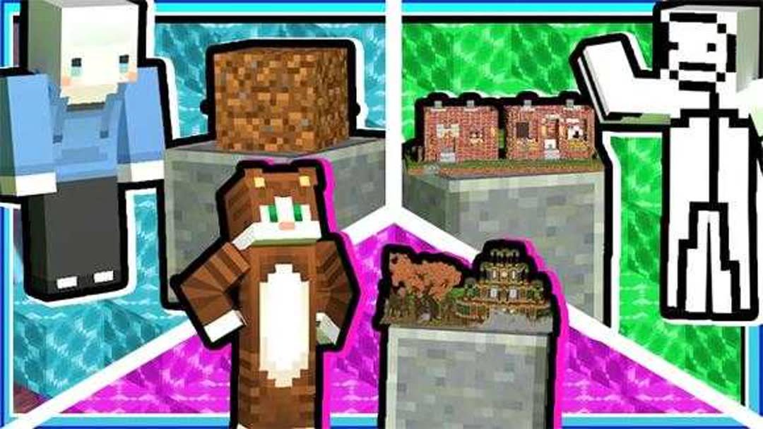 我的世界小白解说崩溃建筑师01 以建筑闻名的小白惨败MC废人喵哈