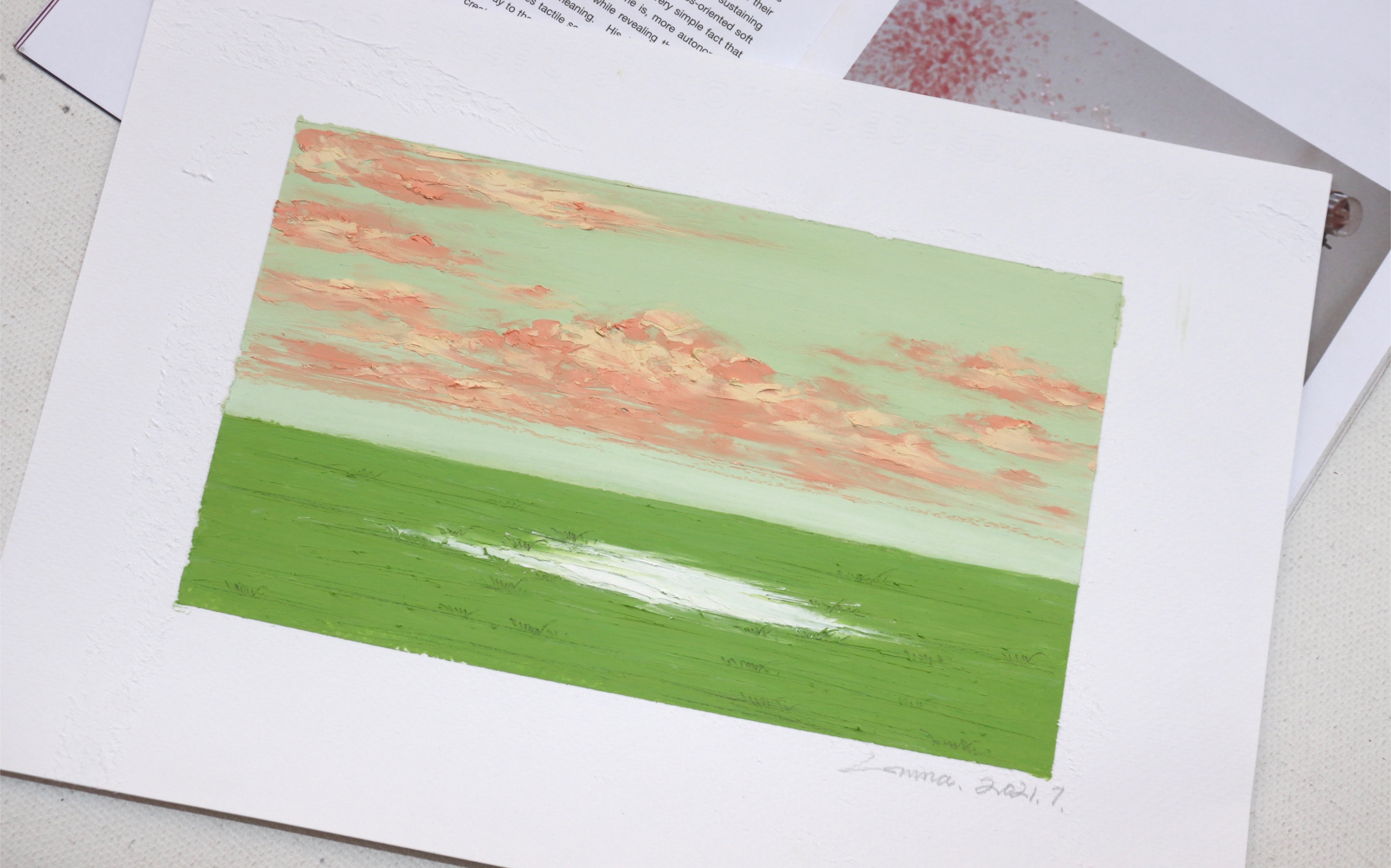 油画棒风景|山野间.视频教程