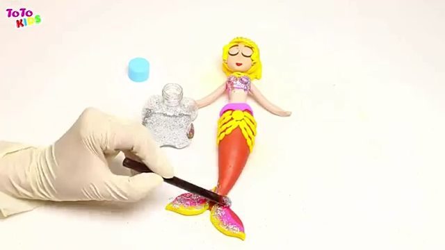 儿童定格动画:小王子送了一朵玫瑰花给美人鱼公主