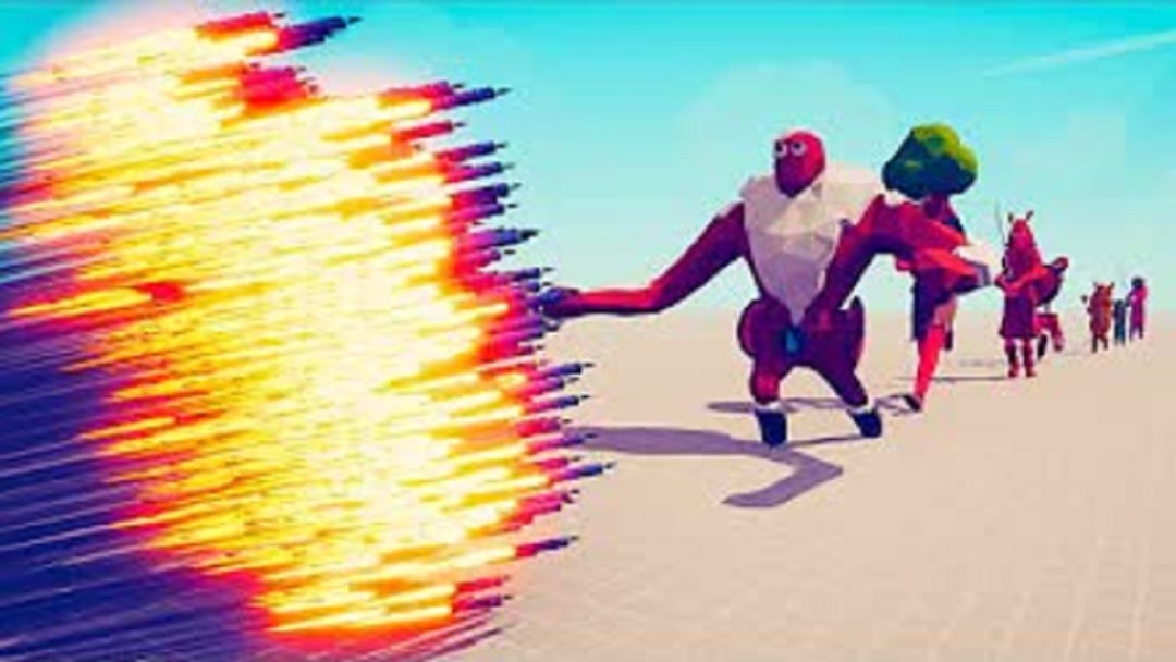 全面战争模拟器:巨人联盟对战神之兵种,这波叫排队枪毙