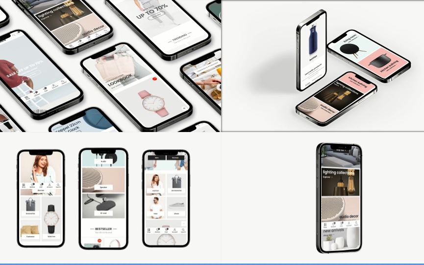 AE模板-APP软件演示苹果软件介绍 不包含演示模板内容包含12个镜头...