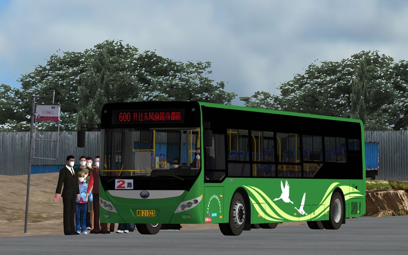 OMSI2 巴士模拟2小剧场 万物皆可齐齐哈尔公交!自制增加新版本宇通...