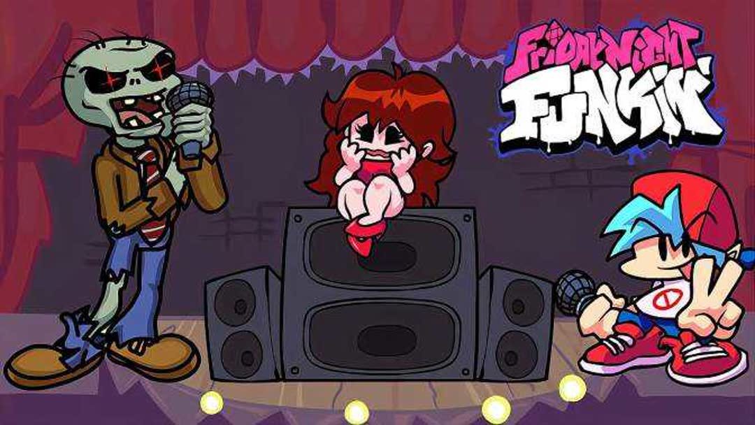 FNF周五夜放克游戏 新模组BF男友接到了僵尸的挑战