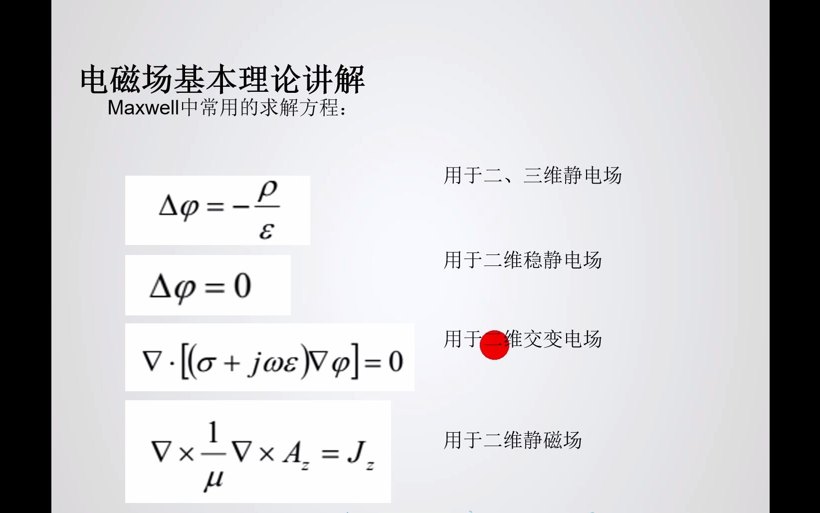 ...课程—4电磁场理论边界条件--需整套教程或合作项目、定制培训的,可...