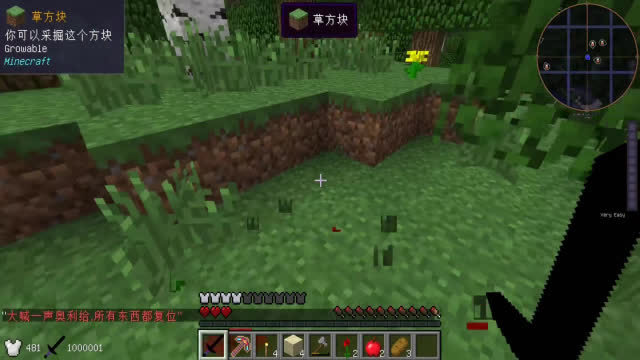 我的世界随机合成生存2花花合成虚无剑!