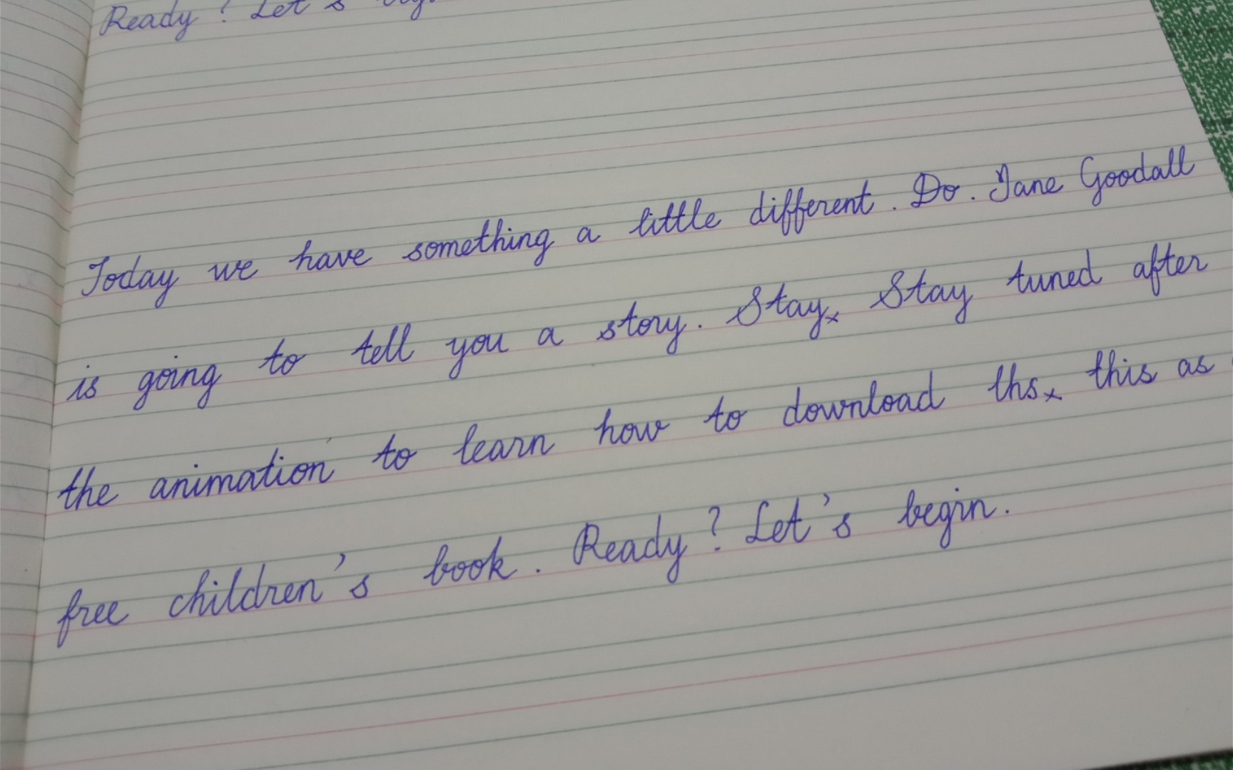 【一起练字】英文圆体+中文行楷