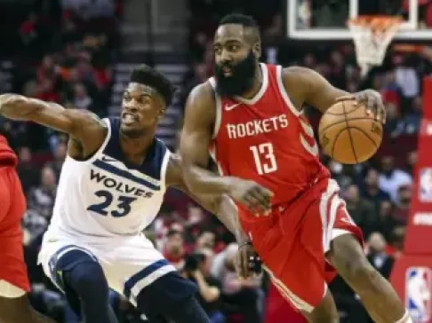 【nba2k18】季后赛模拟第一轮火箭对森林狼第一场