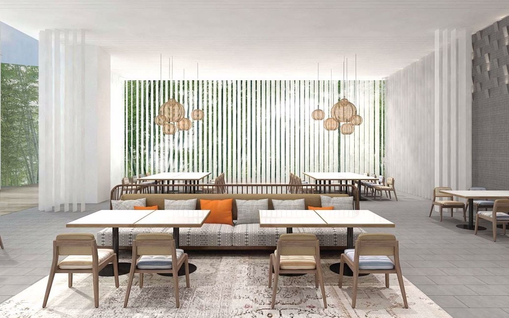 #隈研吾作品su模型 #酒店案例 【隈研吾+Kokaistudios】西安凯悦尚萃...