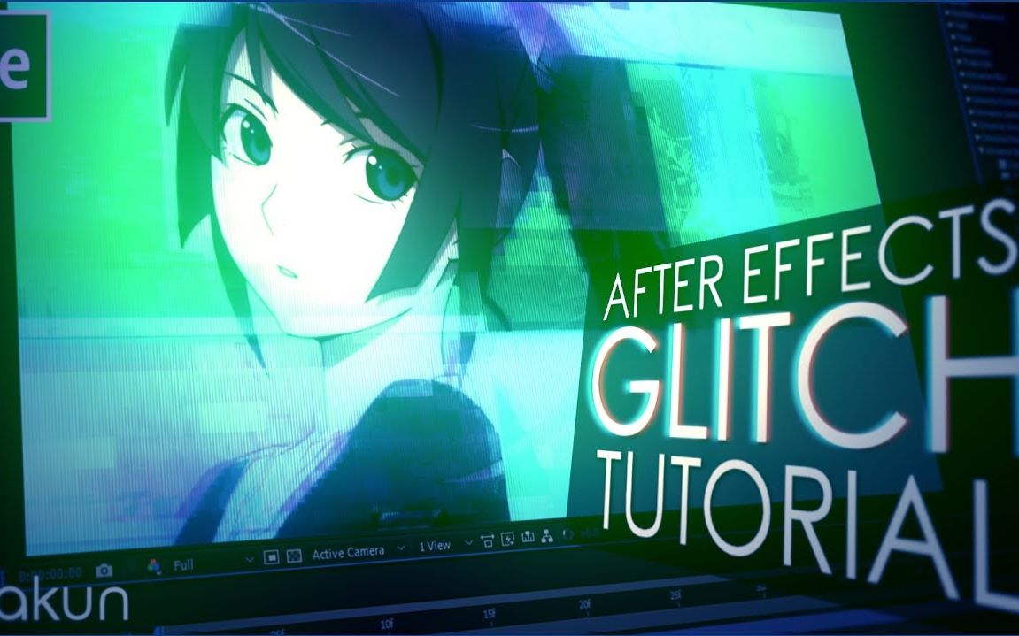 动漫错综故障效果Anime Glitch Effect